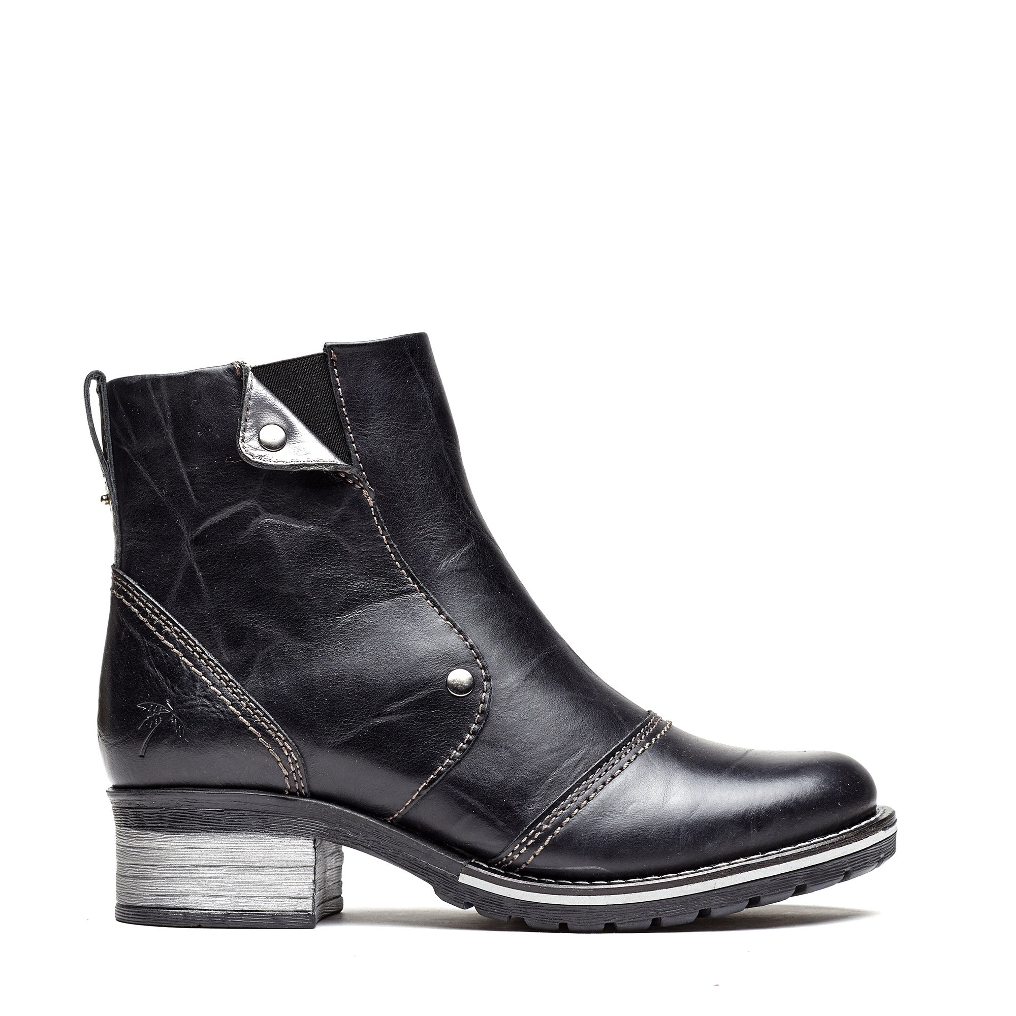 Dromedaris Kassia Scrunched Leather Boot – ClogKingdom